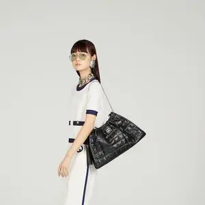 Gucci Deco Tote Bag - Black Leather | Editorialist